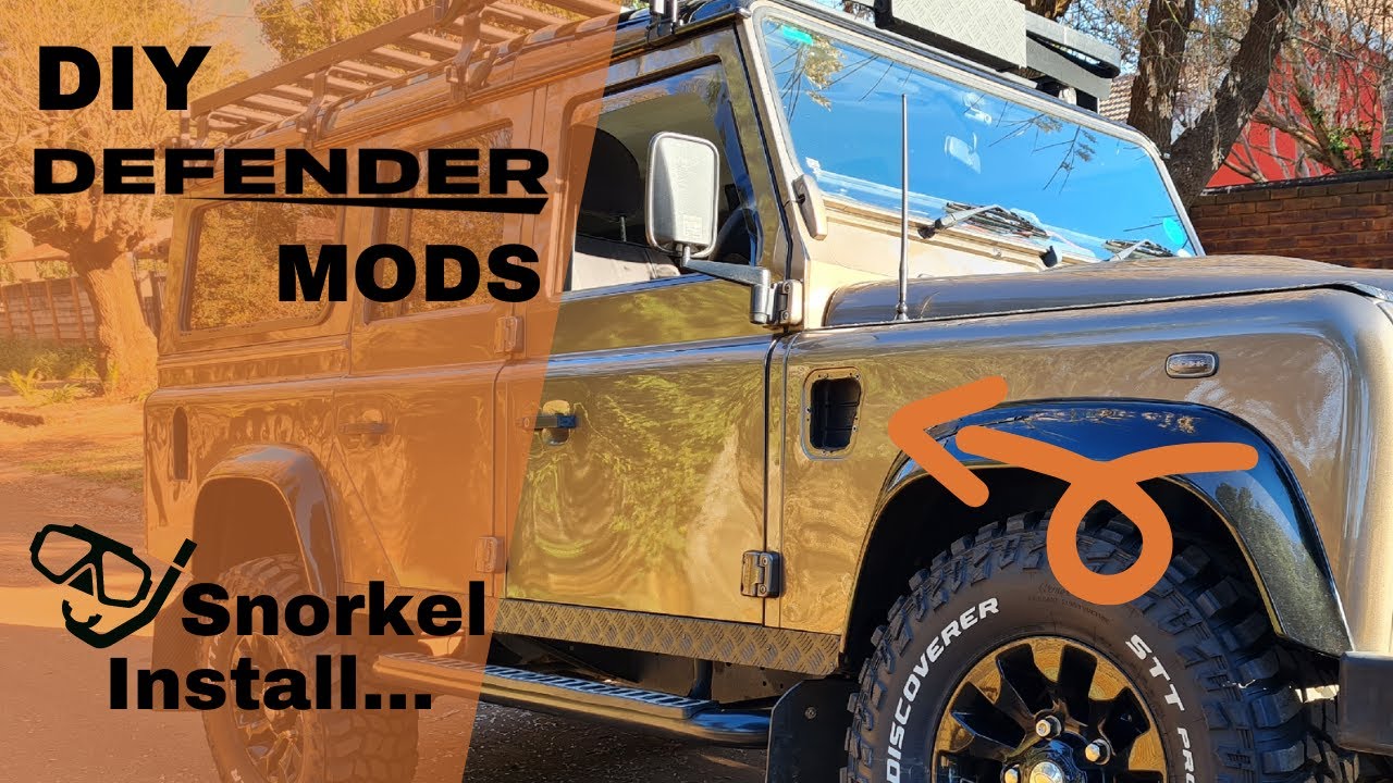 Unconventional - Defender Snorkel Install. - YouTube