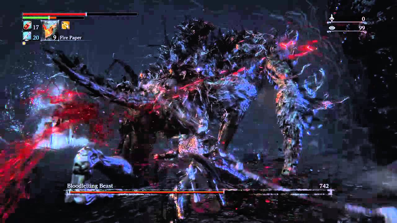 Bloodborne™ Headless Bloodletting Beast (Chalice Boss) - YouTube
