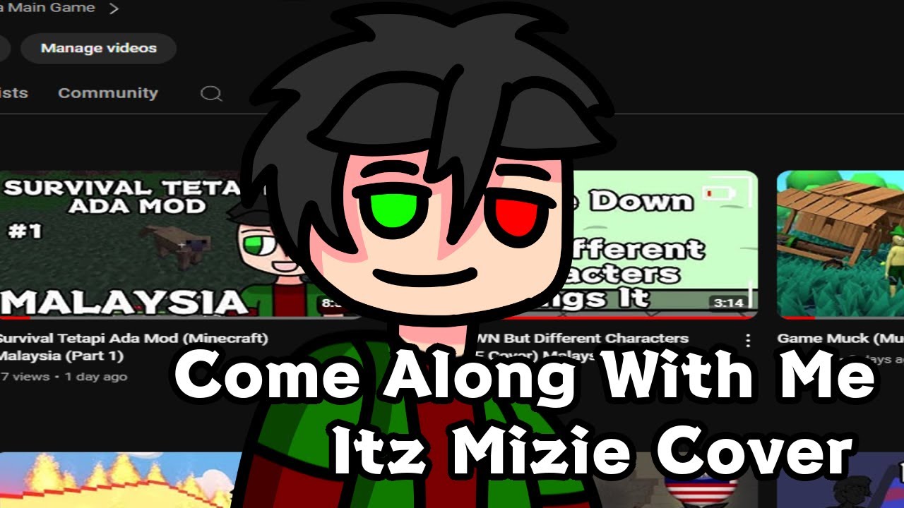 Come Along With Me But Itz Mizie Sings It (FNF Cover) Malaysia - YouTube