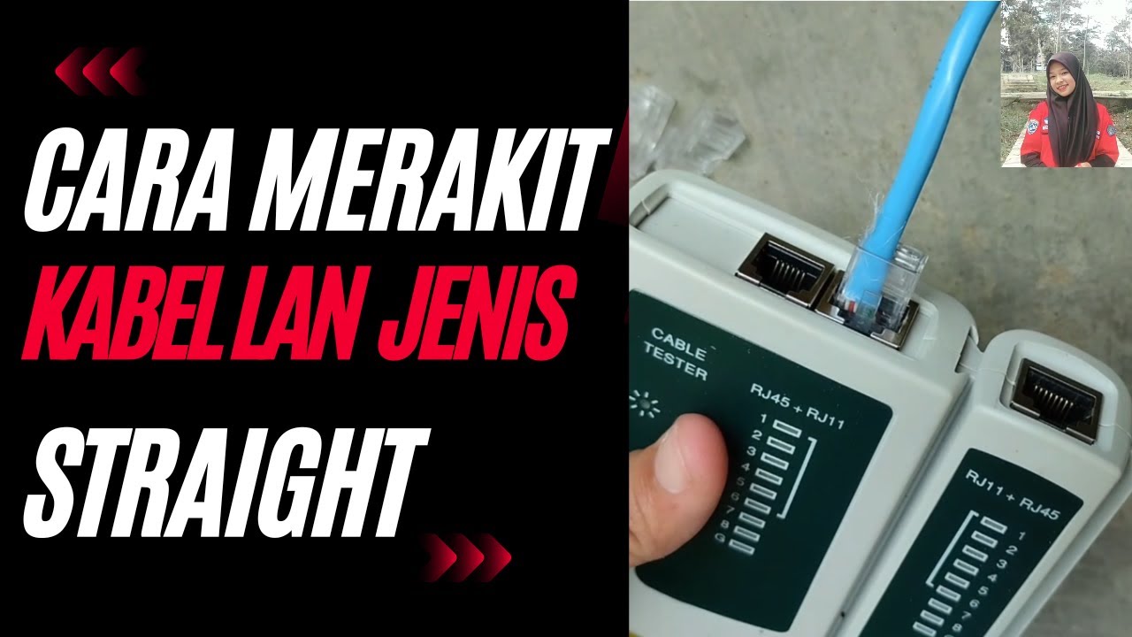 Cara Membuat Kabel LAN Jenis Straight Secara Sempurna - YouTube