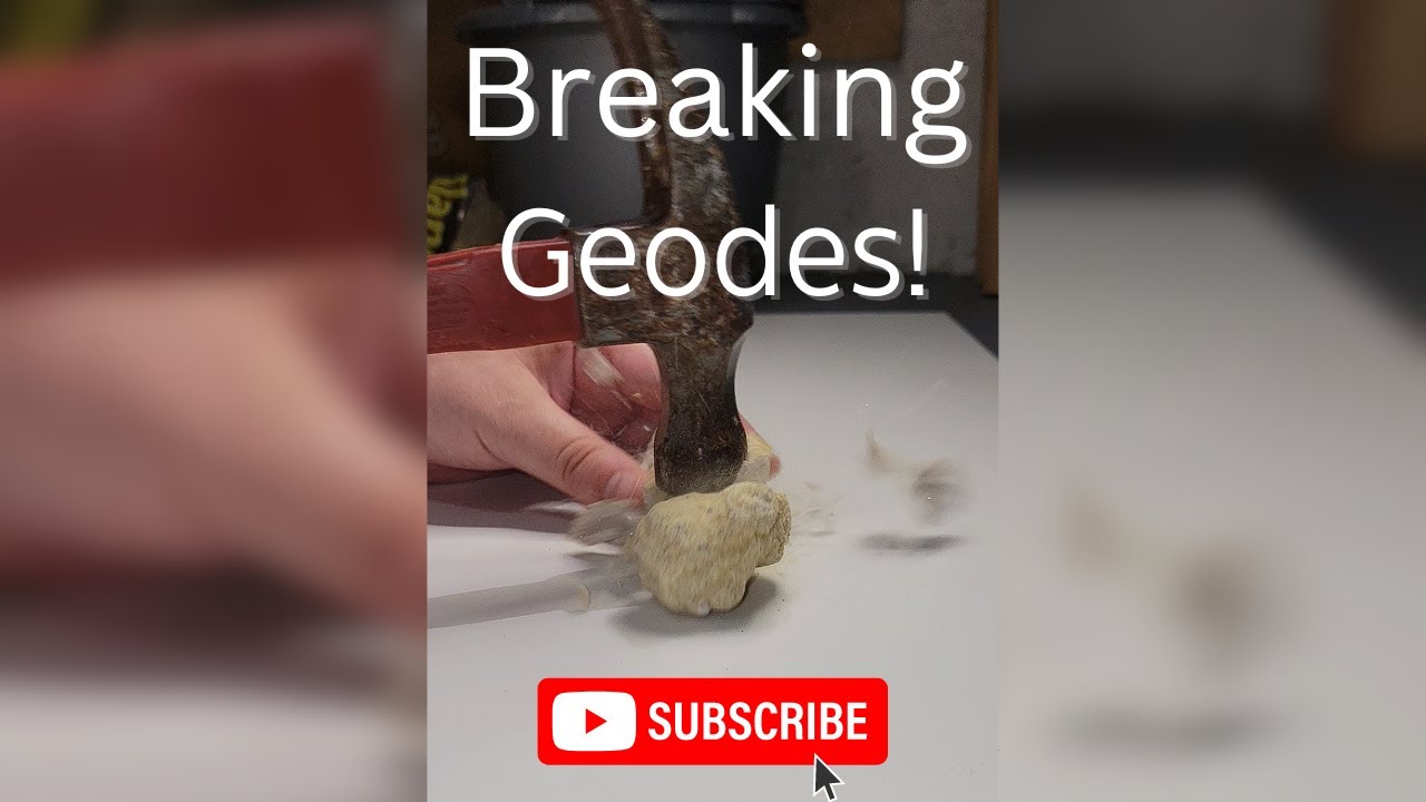 Breaking Open 2 Geodes! - YouTube