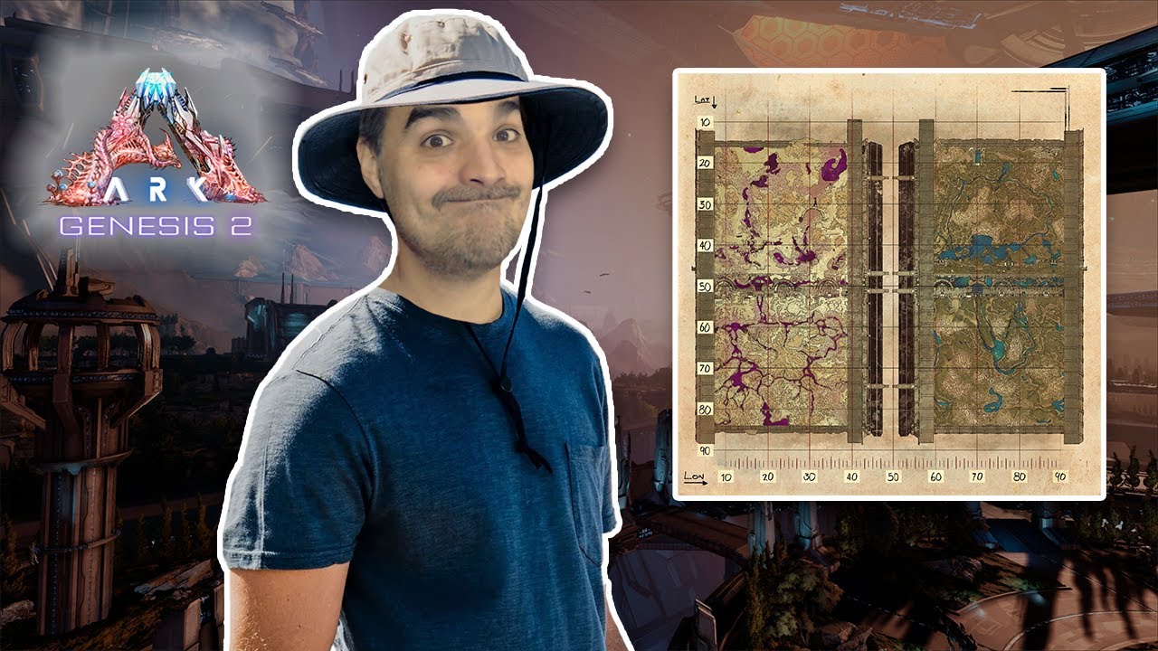 DESCUBRIENDO los SECRETOS De ARK Genesis 2: EXPLORANDO EL MAPA! - YouTube