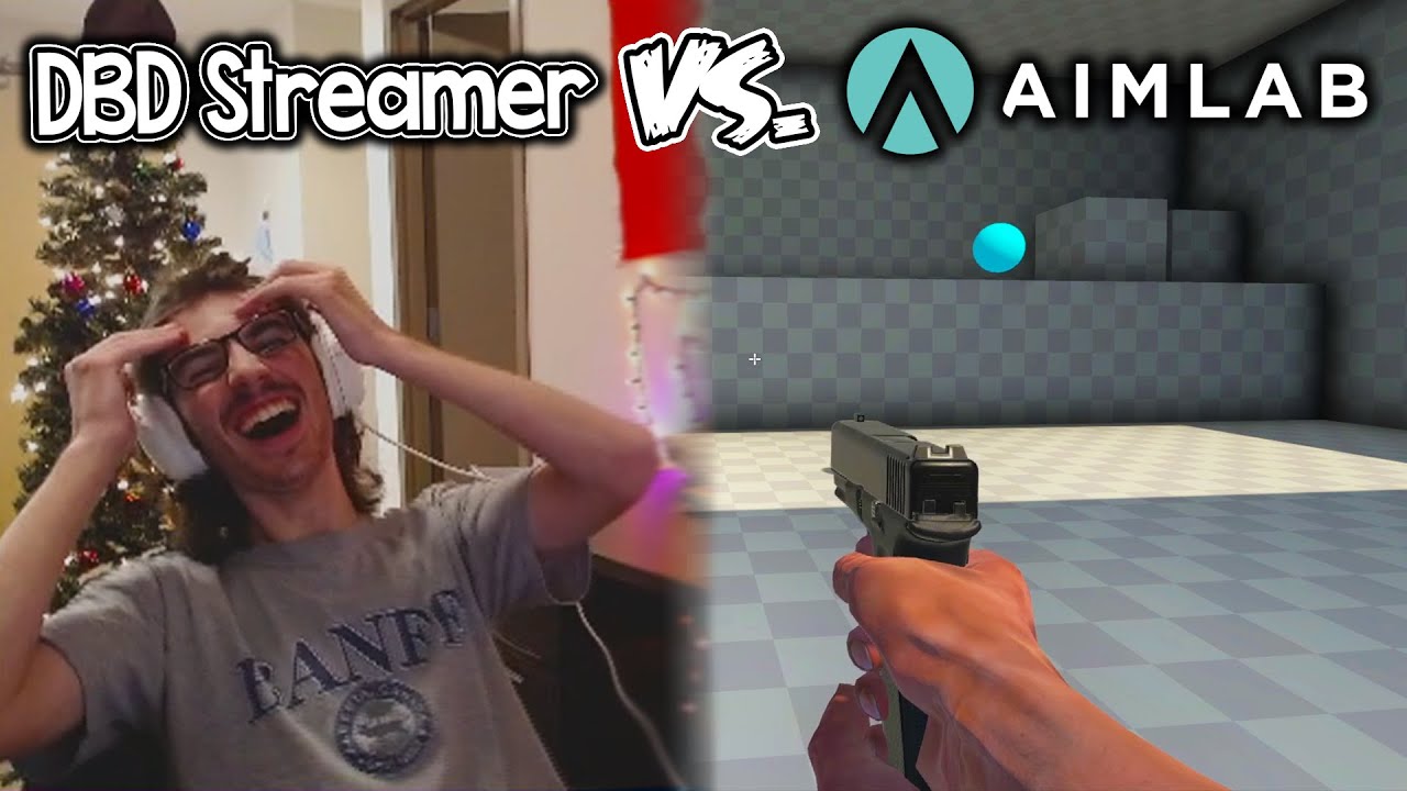 How a DBD streamer raged his way to Top 100 on Aim Lab... - YouTube
