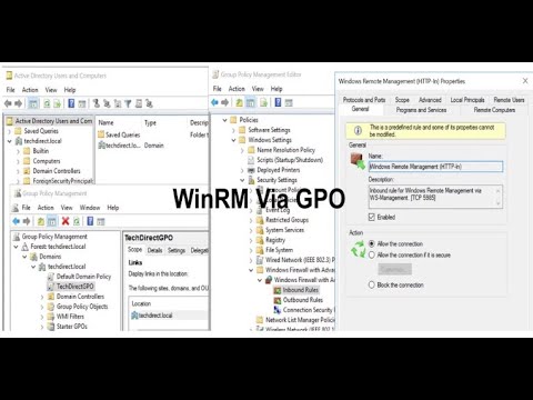 How to Enable and Configure WinRM via GPO - YouTube