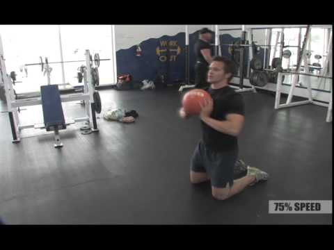 med ball push up throw - YouTube
