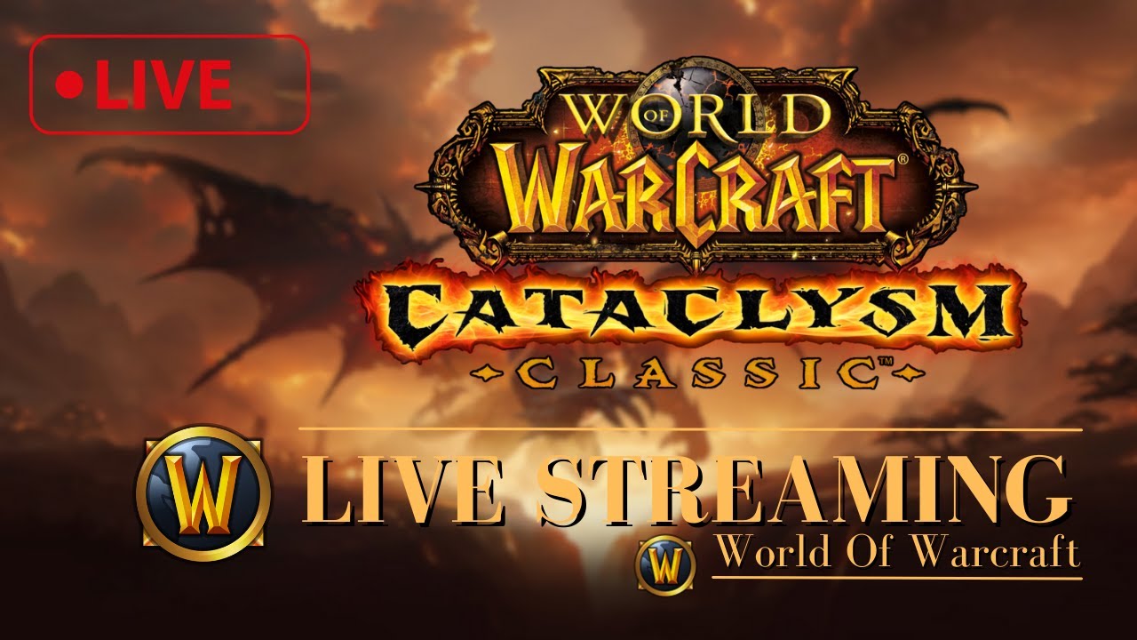 🔴LIVE! GEARING UP (PALADIN POV) Part.1 / WOW CATALYSM CLASSIC - YouTube