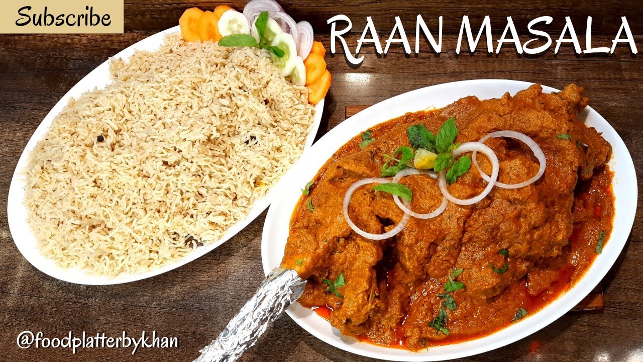 Mutton Raan Masala Recipe | Shaahi Mutton Raan | Raan Masala recipe ...