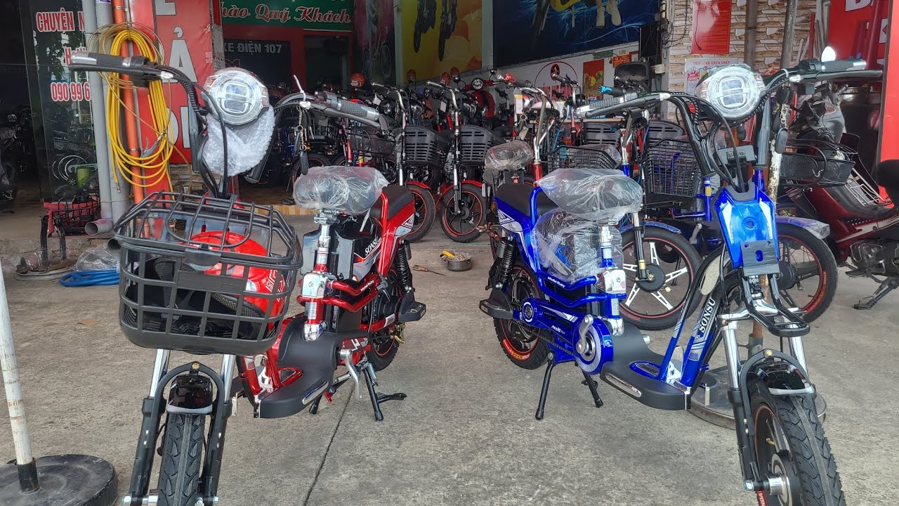 XE ĐẠP ĐIỆN SONSU RUBY MỚI NHẤT 2023.GỌI 0909966884 - YouTube