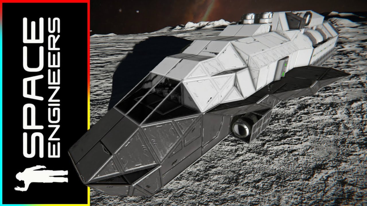 The P-50 Transport Shuttle - Space Engineers - YouTube