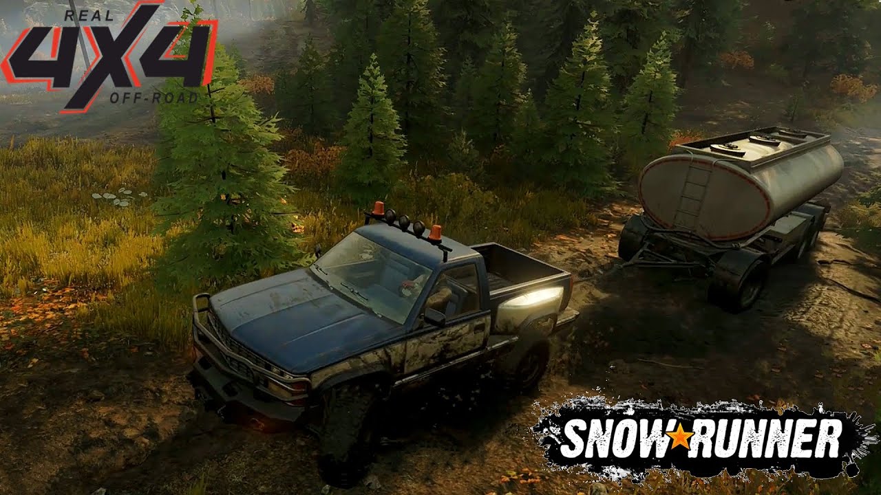 SNOWRUNNER Gameplay Walkthrough STEEL RİVER SUPPLIES Michigan Map Off ...