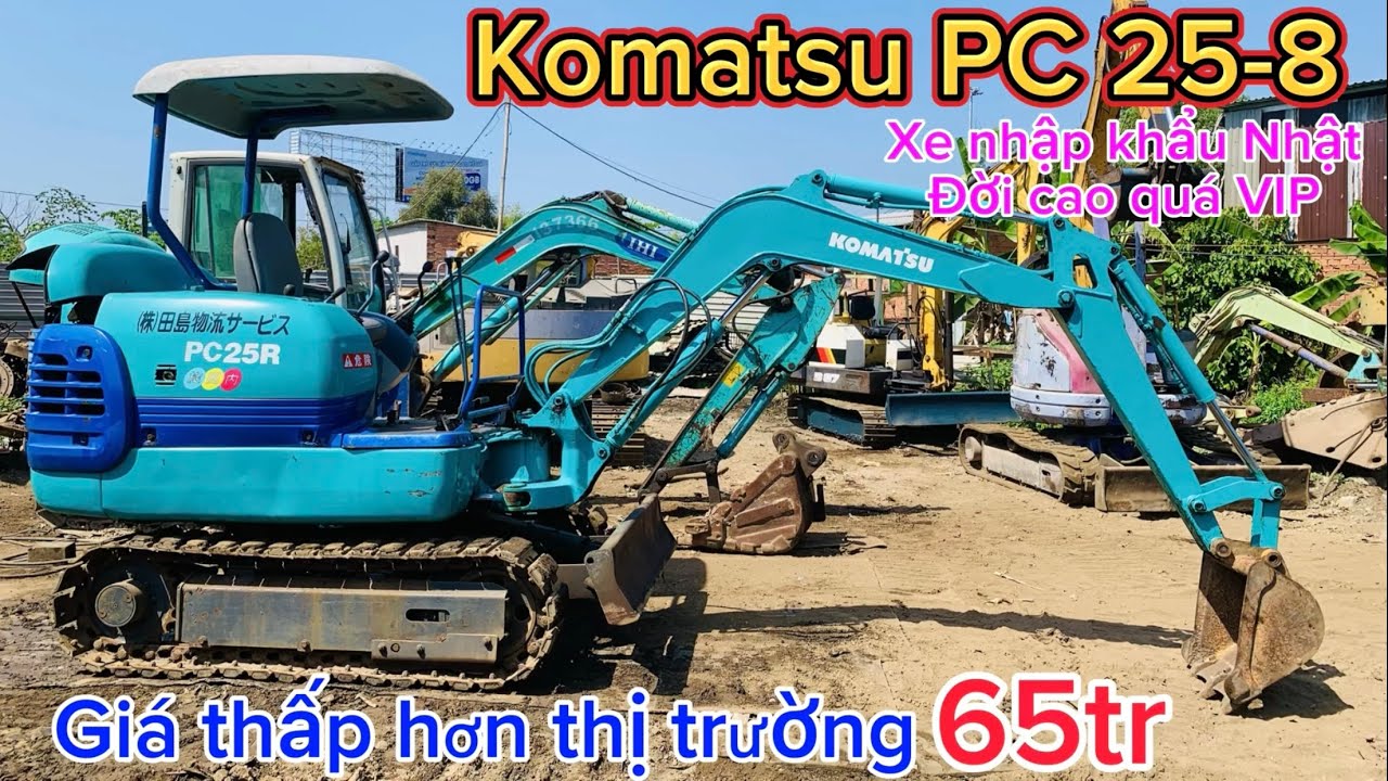 Komatsu PC 25-8 VIP đã bán nhanh chư 1 cơn gió. Giá quá mềm so zới thị ...