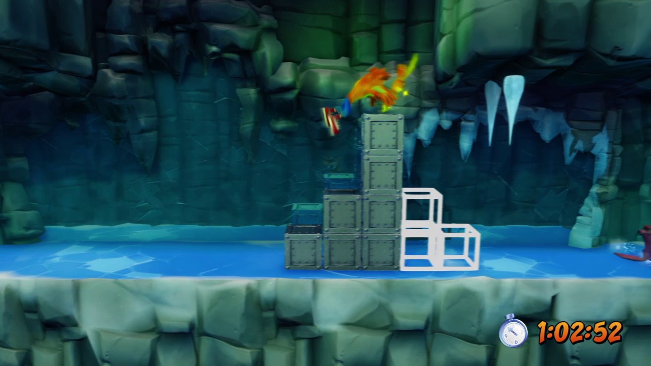 Crash Bandicoot N. Sane 2 - Cold hard crash (Reliquia dorada) - YouTube