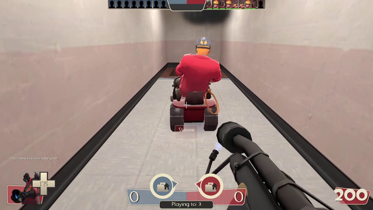 Engineer driving a tractor in TF2! - YouTube