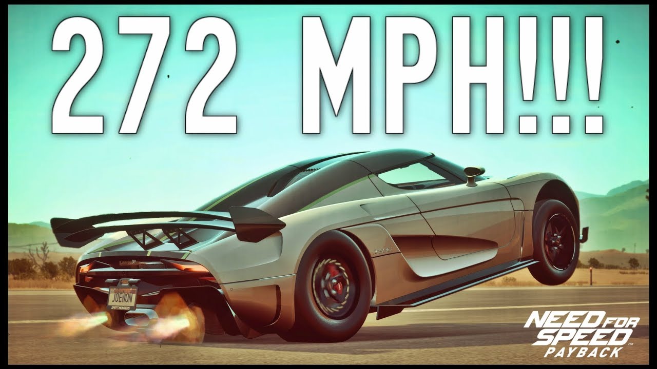 NFS Payback - 272MPH KOENIGSEGG REGERA with RARE UPGRADES!! - YouTube