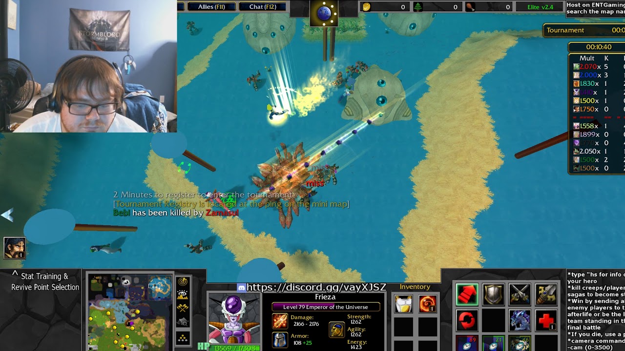 Warcraft 3 | DBZ Tribute | Playing as Frieza - YouTube