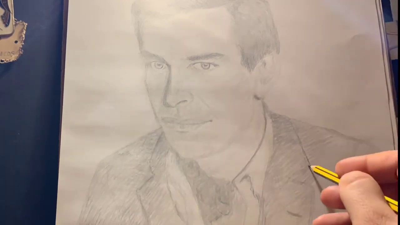 ART BY EVANGELOS Pencil ️ sketch drawing of legendary actor Martin ...