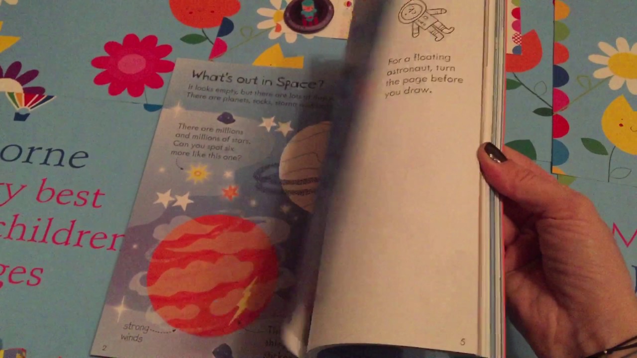 Usborne Space Activity Book - YouTube