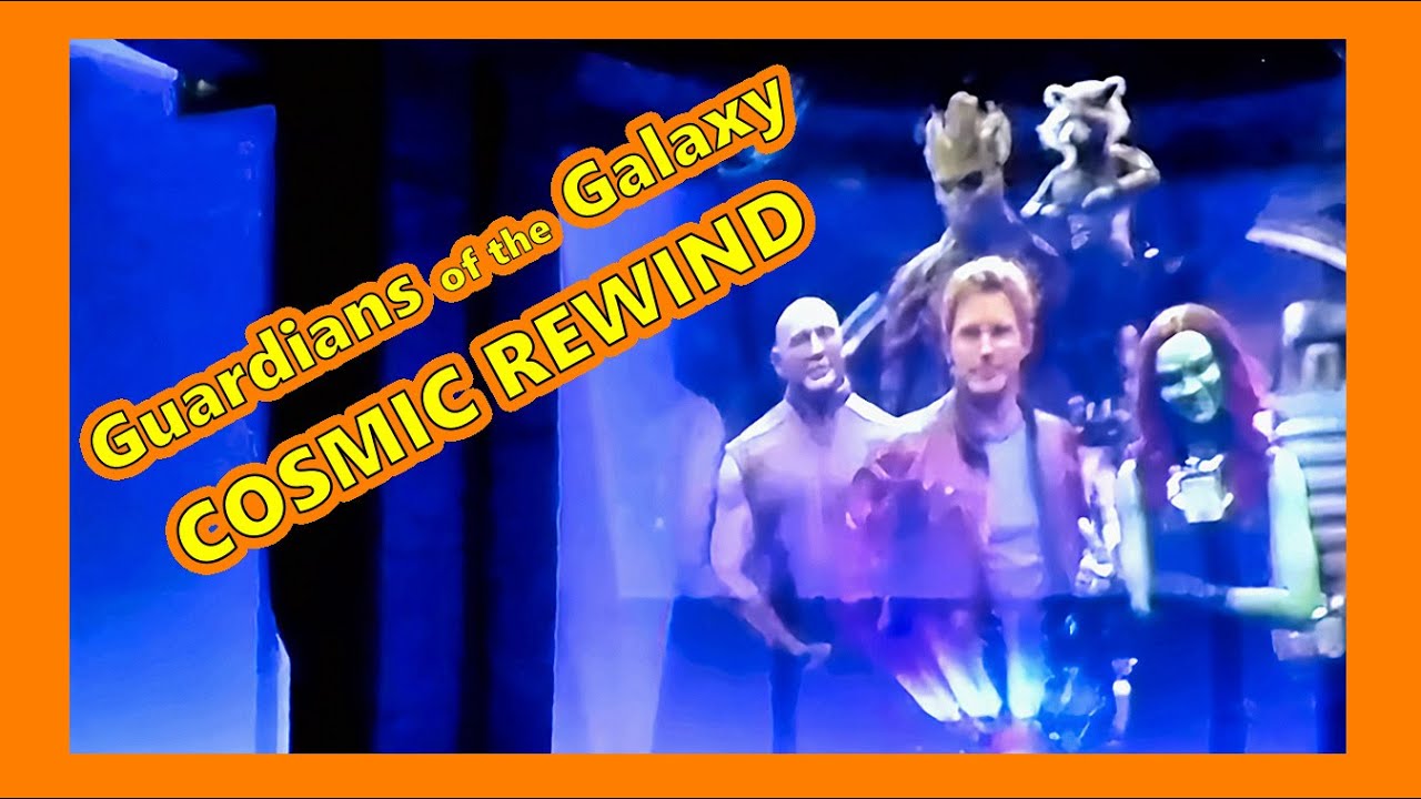 Guardians of the Galaxy: Cosmic Rewind (Front Row POV) - YouTube