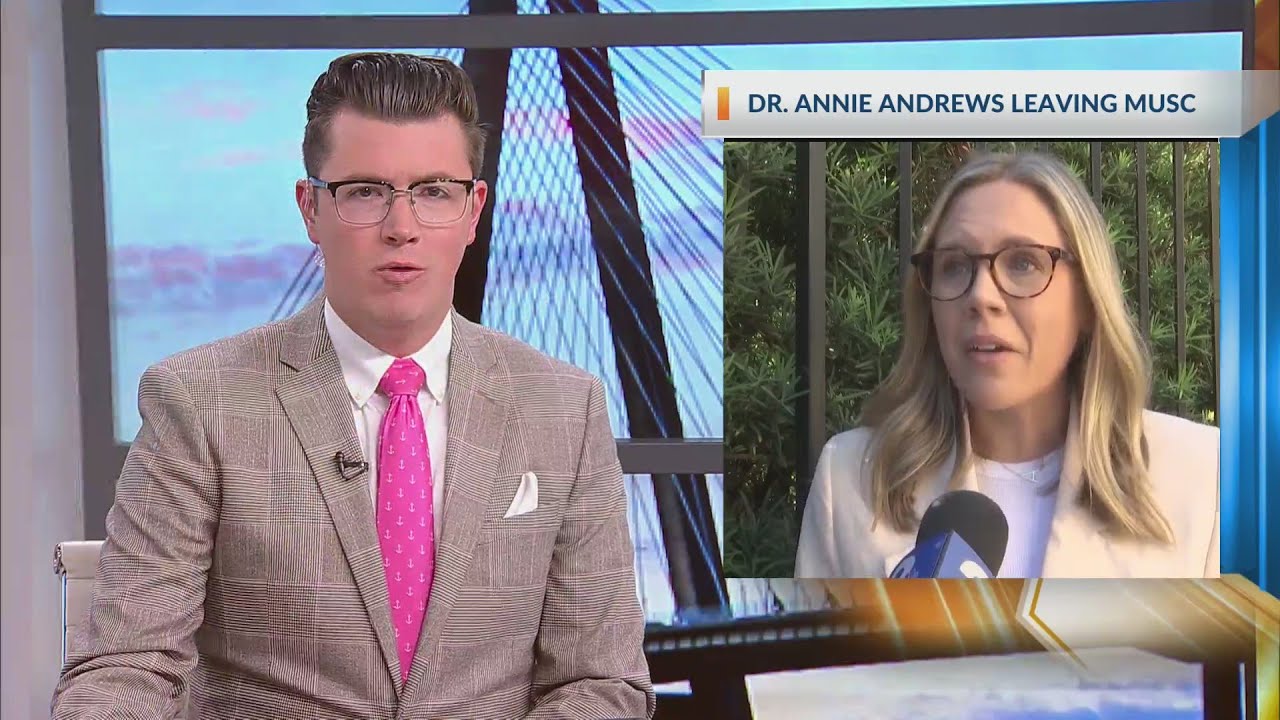 Dr. Annie Andrews announces departure from MUSC - YouTube