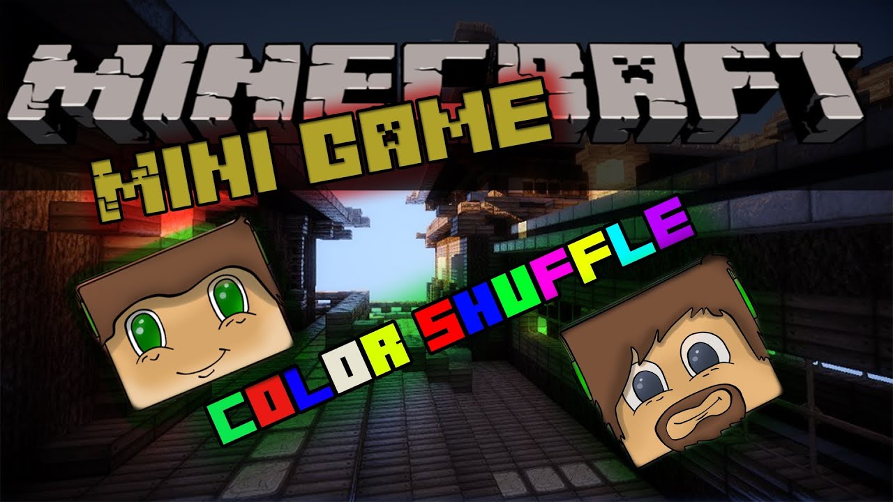 Minecraft Mini game "Color shuffle" (Прикольный режим) - YouTube