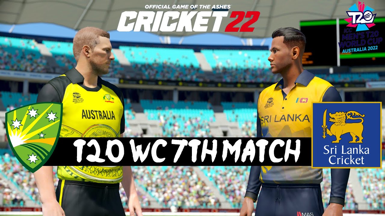 Australia vs Srilanka T20 World Cup 7th Match 2022 - Cricket 22 ...
