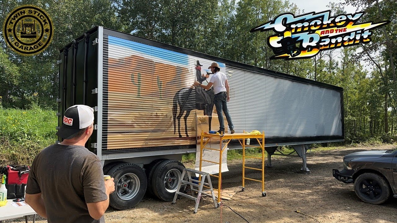 Smokey & The Bandit Tribute Truck Ep.84 Wrap Day - YouTube