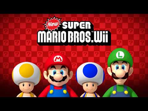 New Super Mario Bros. Wii HD - Full Game 100% Walkthrough (No Damage)