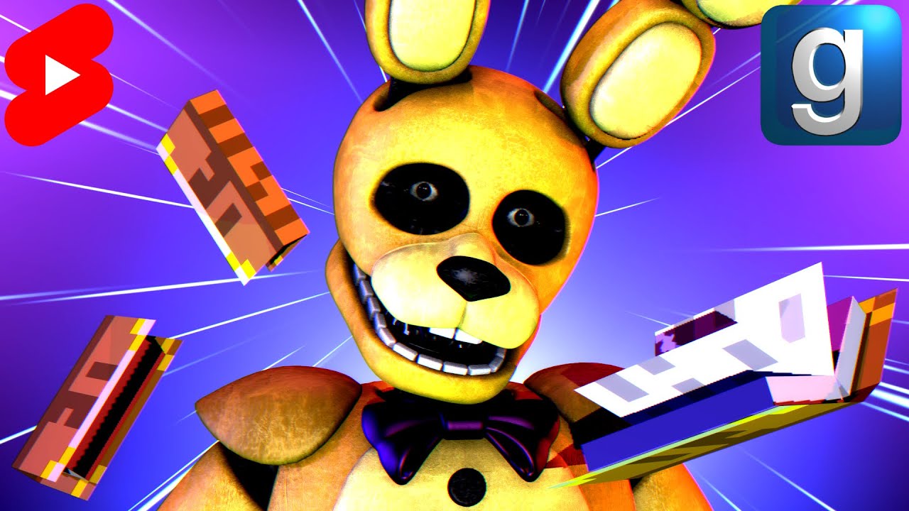 Gmod FNAF | Creepy Spring Bonnie Speaks Enchantment Table Language! | # ...