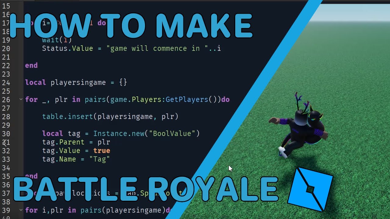 How to make a Battle Royale Game on Roblox - YouTube