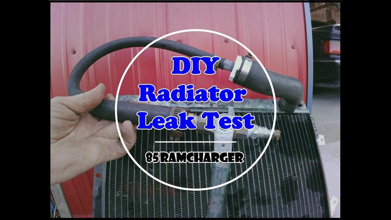 DIY Radiator Pressure Test - YouTube