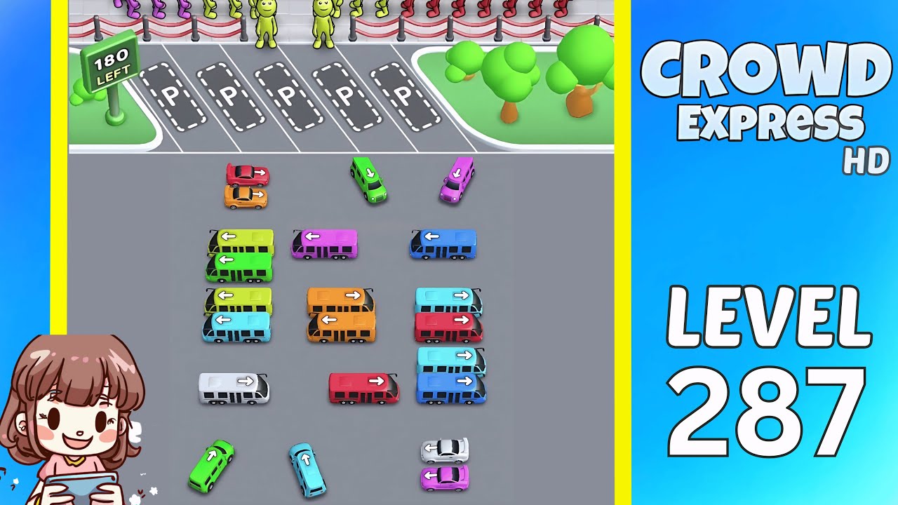 Crowd Express Level 287 Solution Walkthrough - YouTube