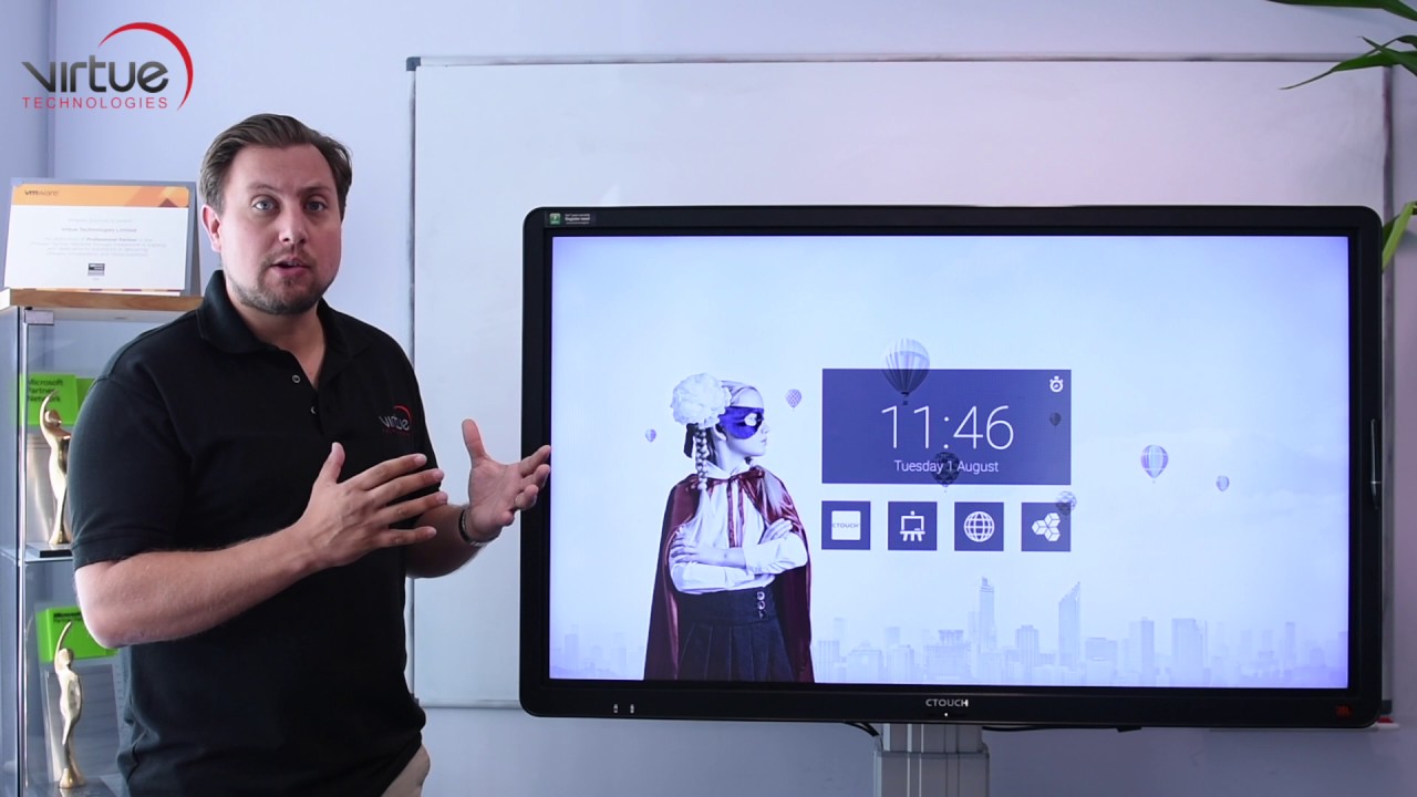 CTOUCH Interactive Touch Display - Overview and Features - YouTube