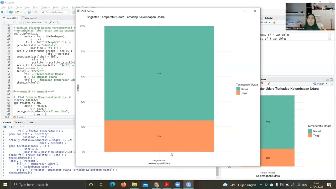 VISUALISASI DATA BIVARIAT DAN MULTIVARIAT || R-STUDIO - YouTube