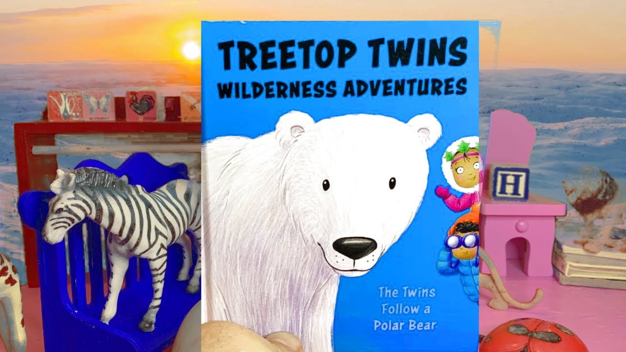 Treetop Twins Follow A Polar Bear, Kids Book Read Aloud, children's ...