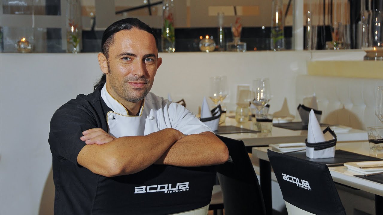 Interview with Alessandro Frau Chef & Owner of Acqua Restaurant - YouTube