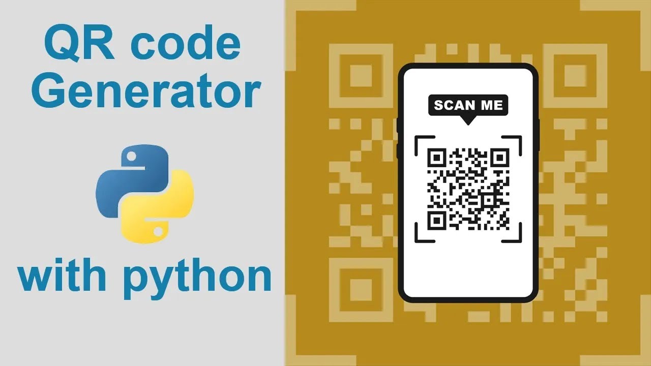 QR Code generator using python Unknown Technician - YouTube