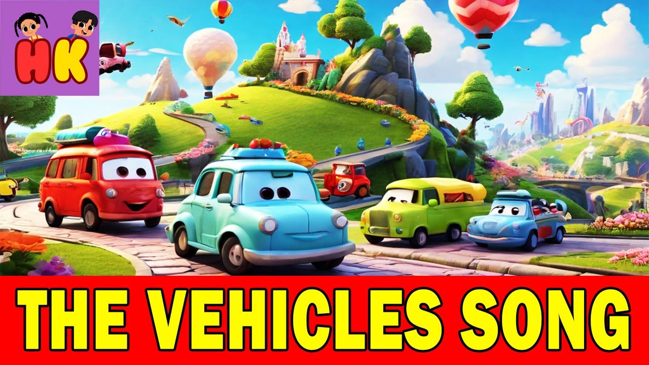 Vehicles Song for Kids | Learn About Different Types of Vehicles | Fun ...