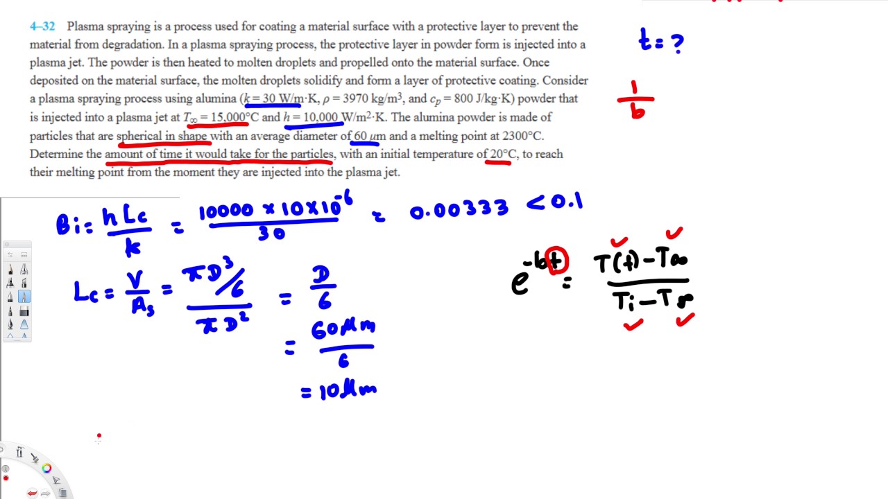 Heat Transfer -Thermofluids - Determine the amount of time it would ...