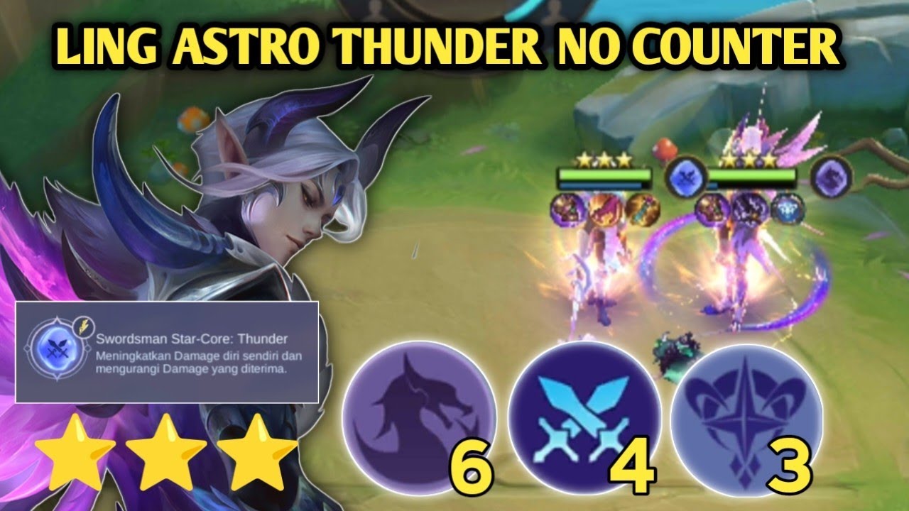 LING ASTRO THUNDER !! FIX SYNERGY NO COUNTER BY COMMANDER BUSS SKILL 3 ...