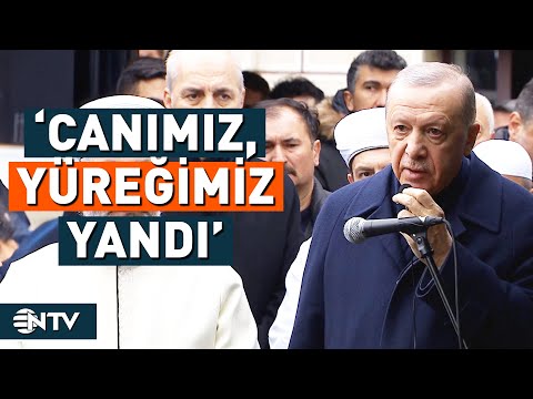 Erdoğan, Yangın Faciası Ölen Arkadaşının Cenazesinde Konuştu! 'Birlikte Görev Yapmıştık' | NTV