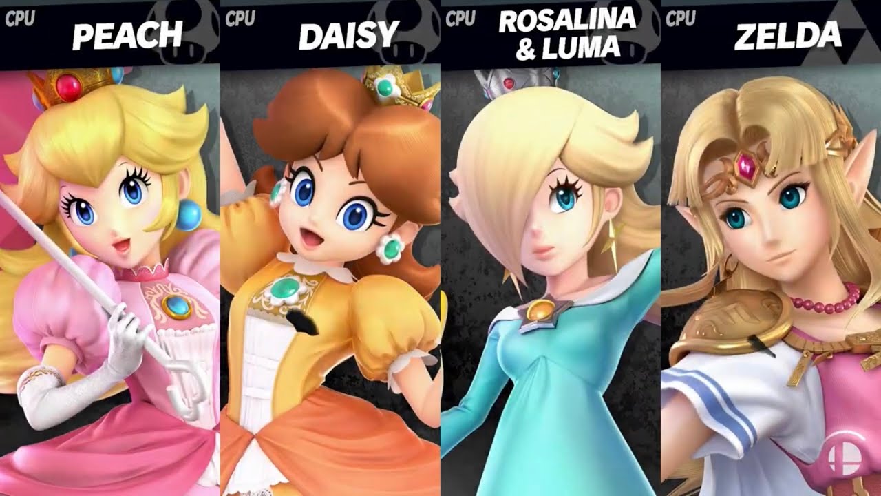 Super Smash Bros. Ultimate - Princess Battle Royale - YouTube