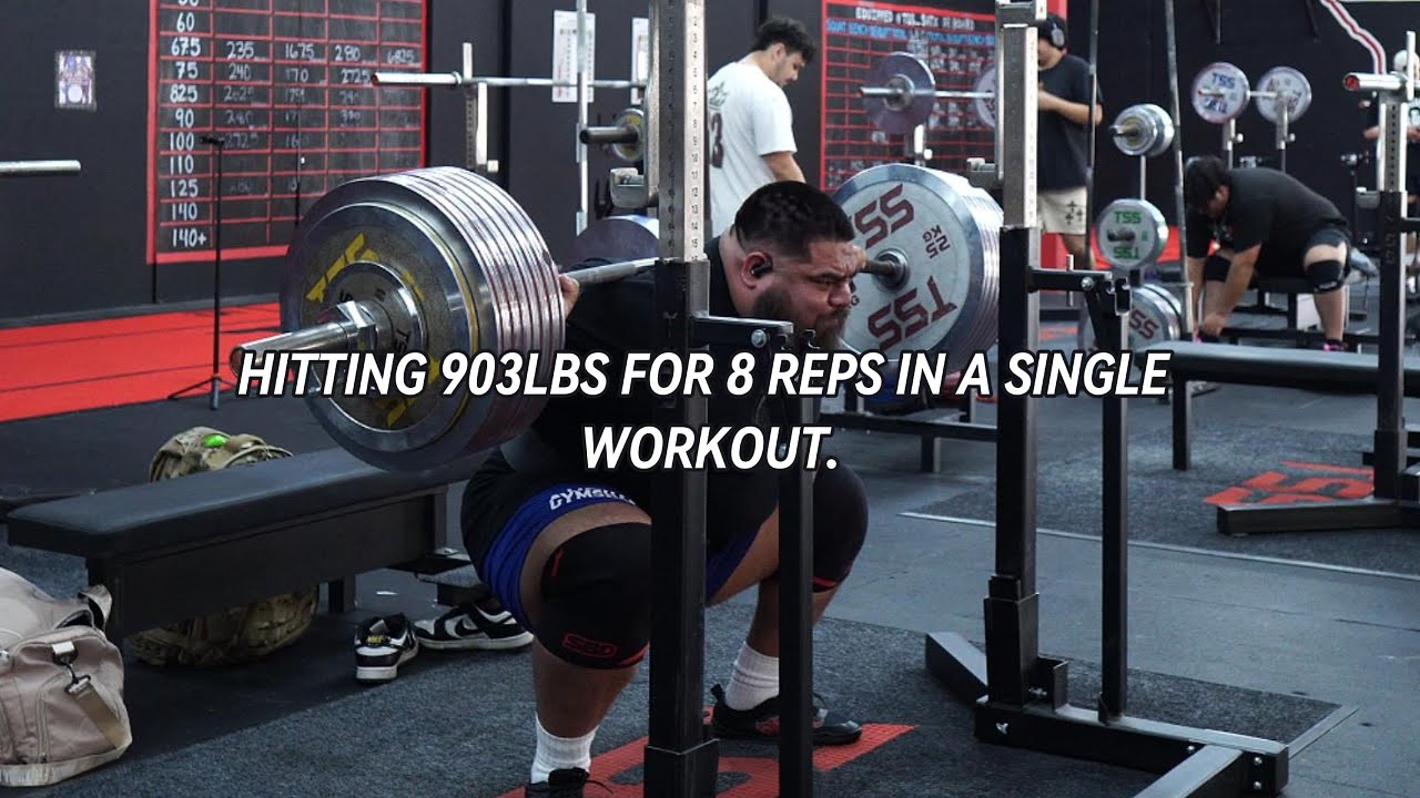 900+ LBS for 8 reps in a single training session! | #113 - YouTube
