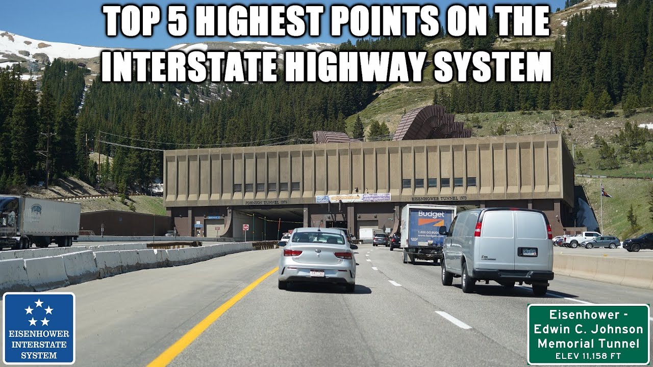 Top 5 Highest Points on the Interstate Highway System - YouTube