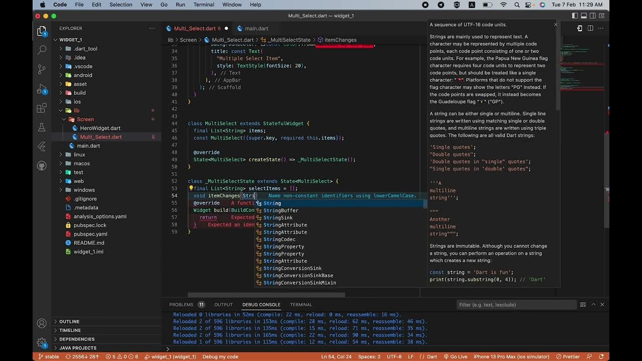 Flutter how to create multi select items? - YouTube