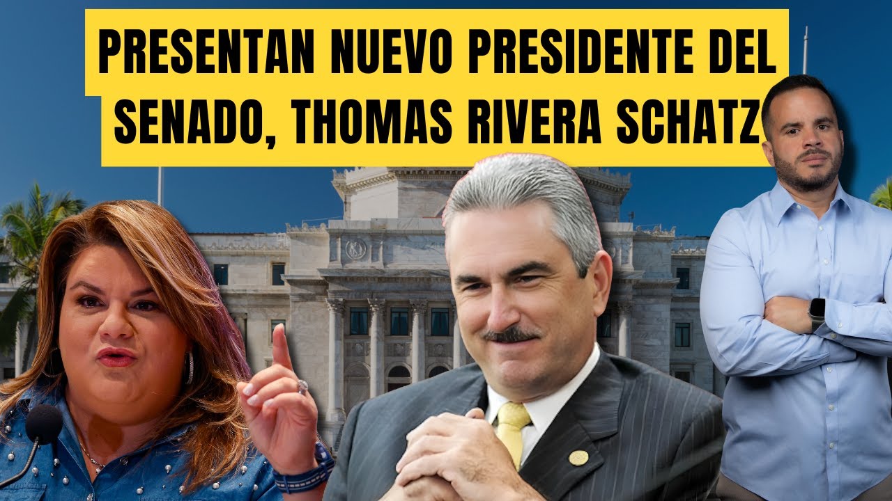 PRESENTAN NUEVO PRESIDENTE DEL SENADO THOMAS RIVERA SCHATZ - YouTube