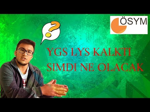 YGS LYS KALKTI-ŞİMDİ NE YAPMALIYIZ?
