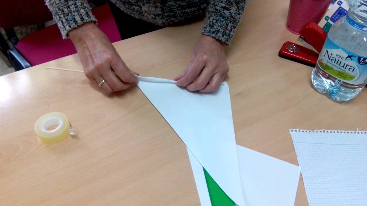 Cómo Hacer Un Banderín - YouTube