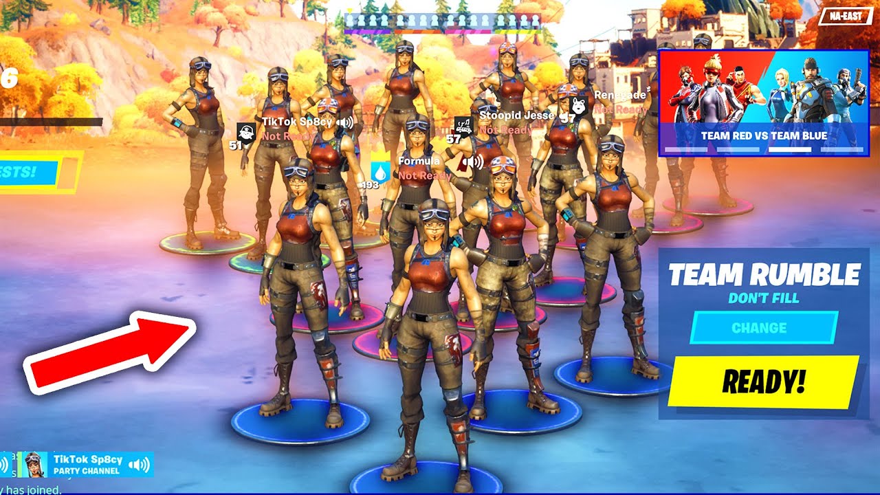 I got a fully lobby of RENEGADE RAIDERS and THIS happened... - YouTube