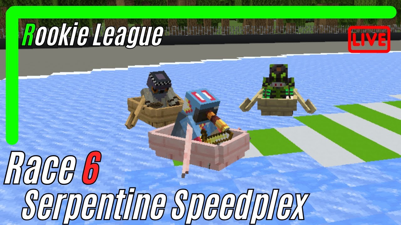 Rookie League, Race 6 - Serpentine Speedplex | BRWC | Minecraft Ice ...