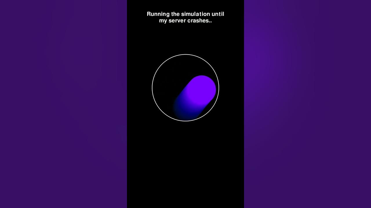 Ball bouncing simulation #adhd #music #code #space #python #physics #simulations #memes #science ...